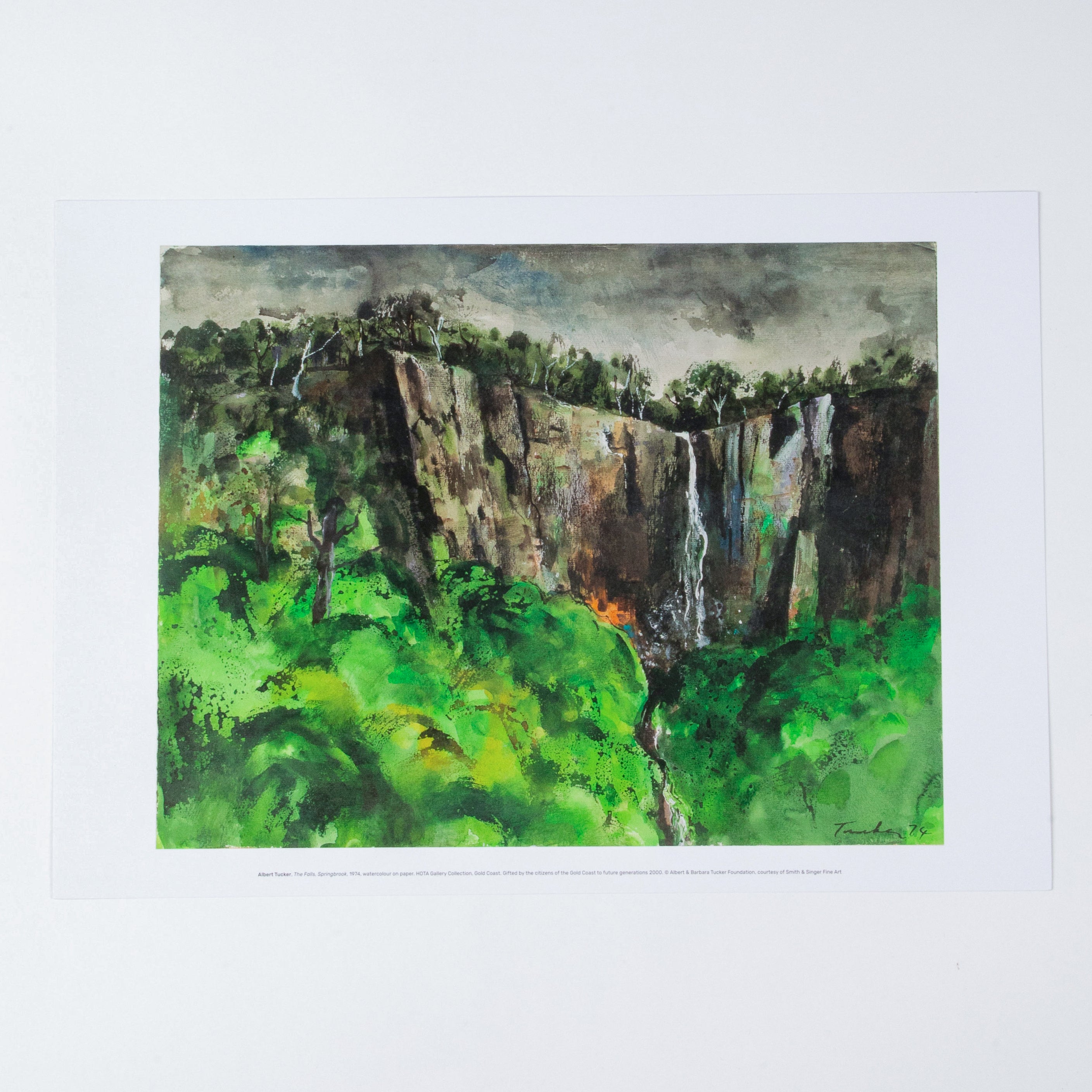 THE FALLS, SPRINGBROOK A3 PRINT – HOTA Shop